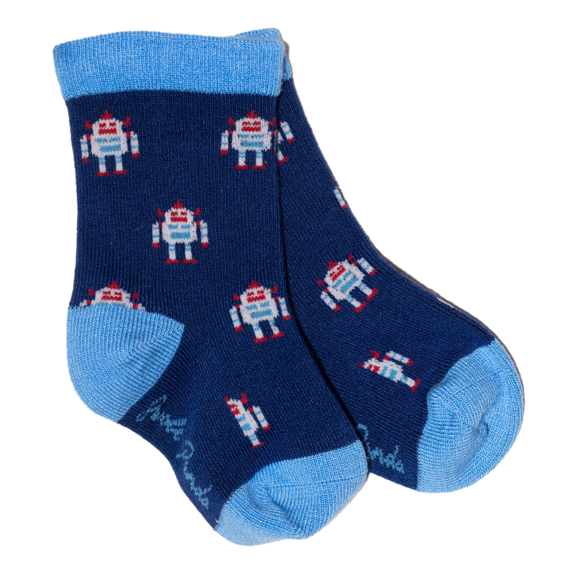 Robot Bamboo Socks - Childrens (can be matched with men's pair ...